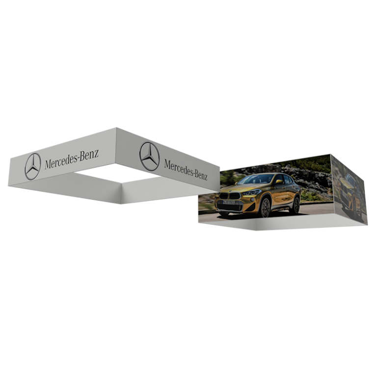 16′ Square Hanging Sign – Brandstand America