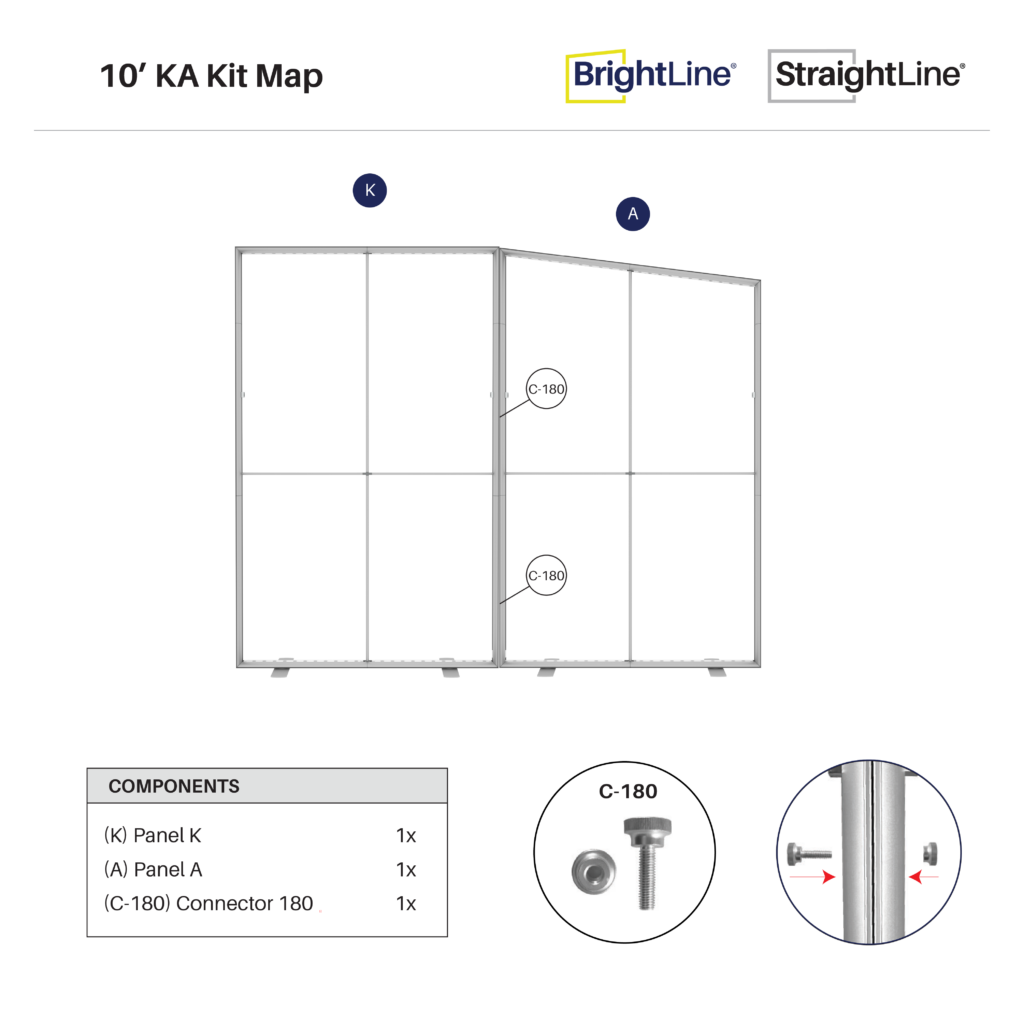 StraightLine 10ft KA Kit – Brandstand America