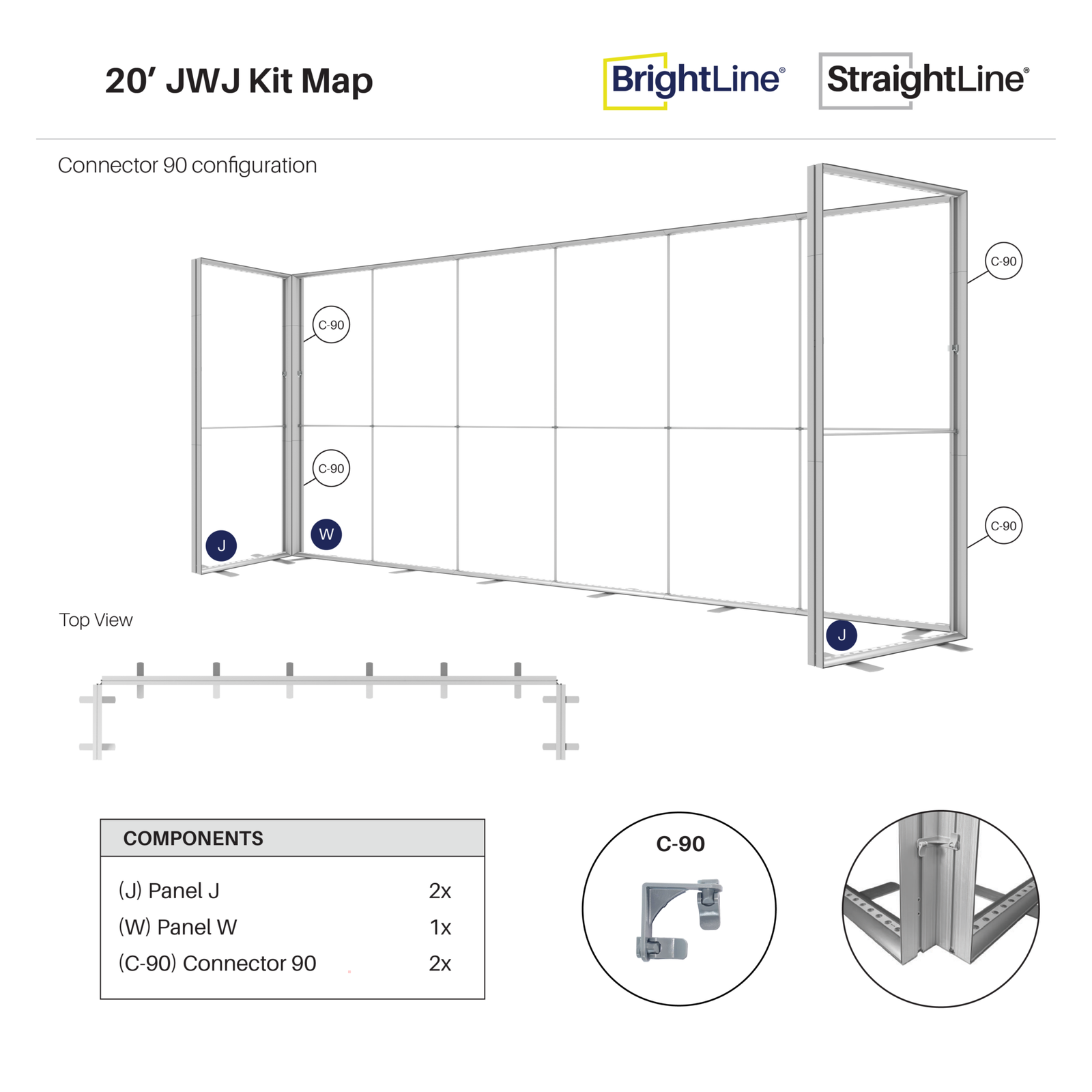 StraightLine 20ft JWJ Kit – Brandstand America