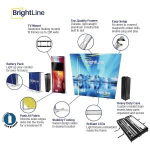BrightLine A2 Panel (96″ H x 118″ – 96″ W) – Brandstand America