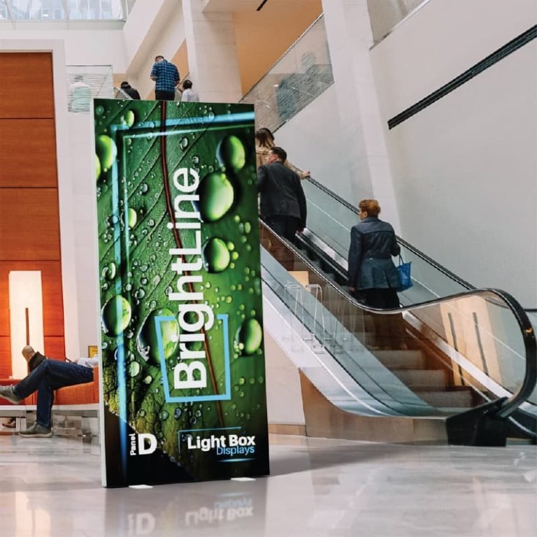BrightLine D Panel (89″ H x 39″ W) – Brandstand America