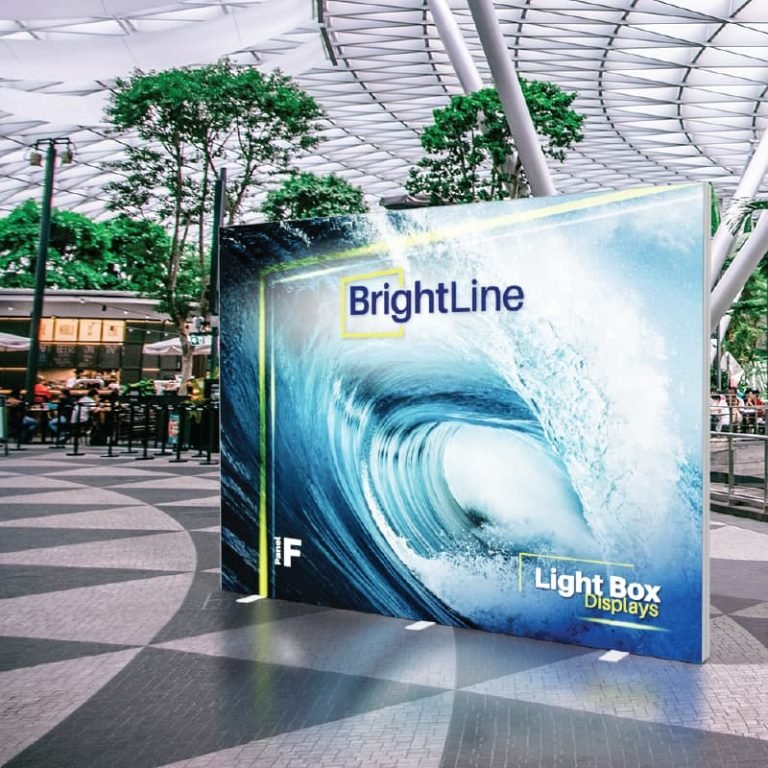 BrightLine F Panel (89″ H x 118″ W) – Brandstand America