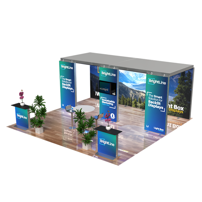 BrightLine 20×20 Island Display Kit 7 – Brandstand America