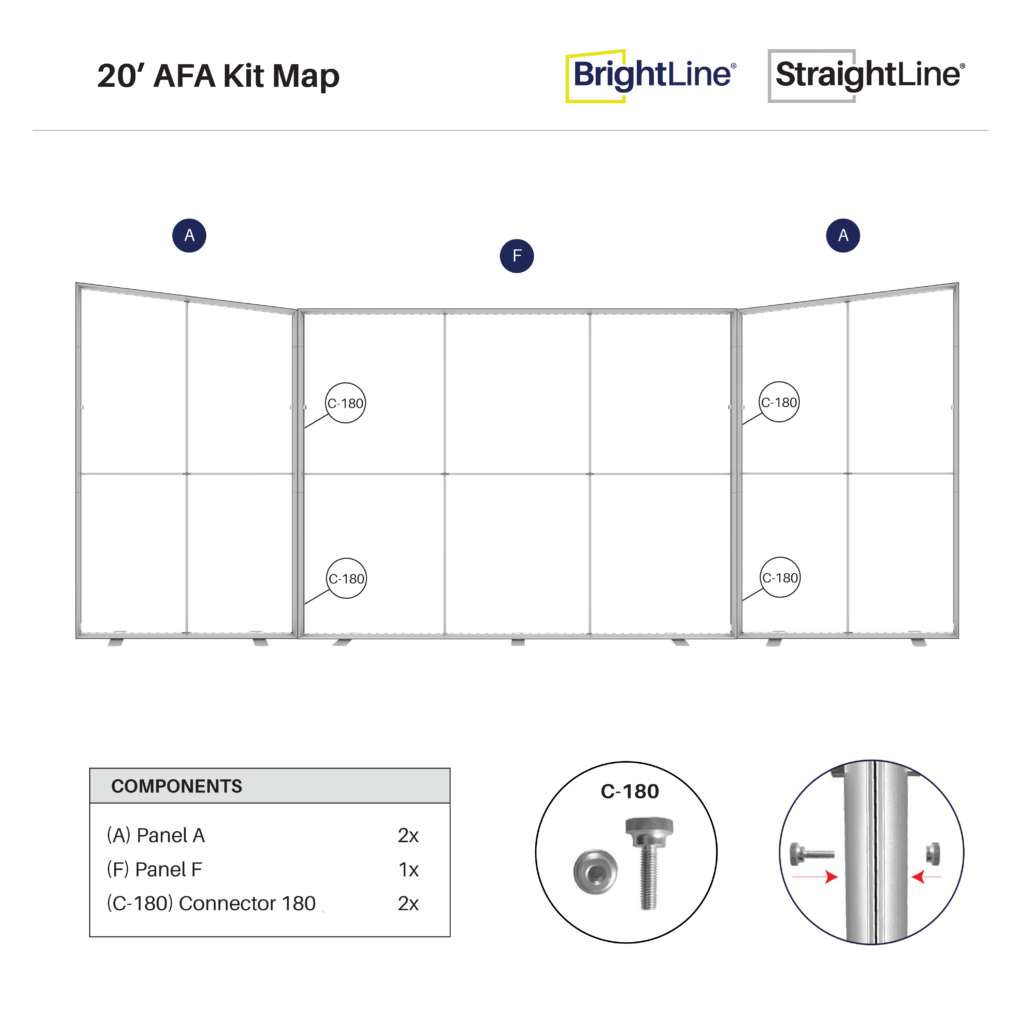 StraightLine 20ft AFA Kit – Brandstand America
