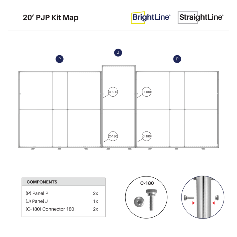 StraightLine 20ft PJP Kit – Brandstand America