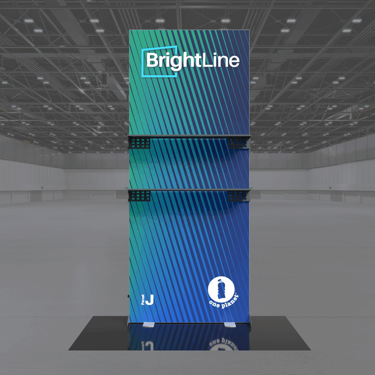 BrightLine J Panel Shelving Kit (96″ H x 39″ W) – Brandstand America