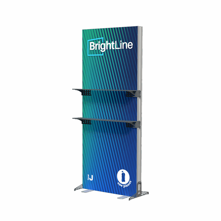 BrightLine J Panel Shelving Kit (96″ H x 39″ W) – Brandstand America